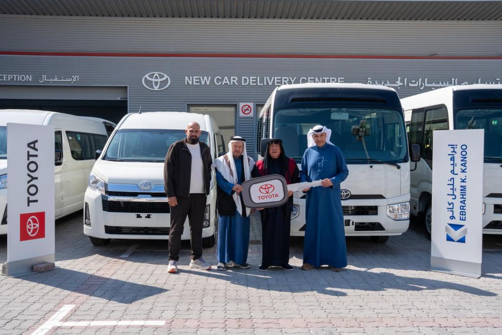 Ebrahim K. Kanoo delivers Toyota Coaster and HiAce fleet to Al Sadiq ...
